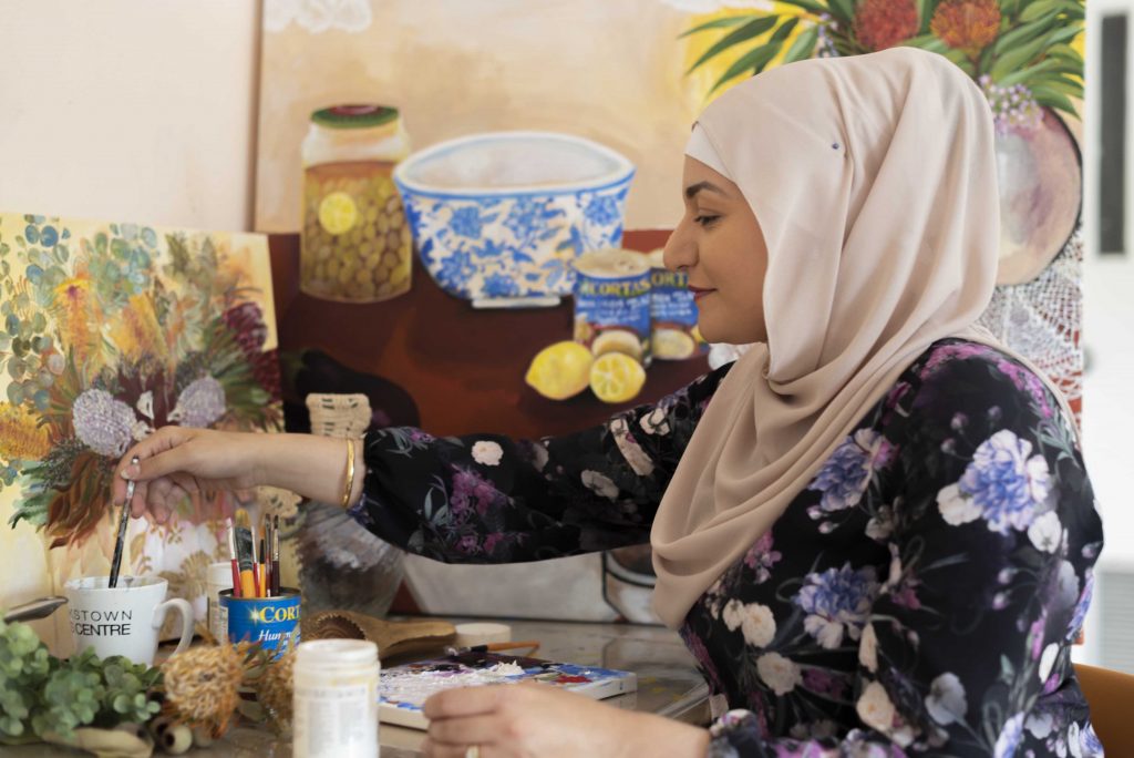 Art Speaks Louder Than Words: Amani Haydar Interview - Bluethumb