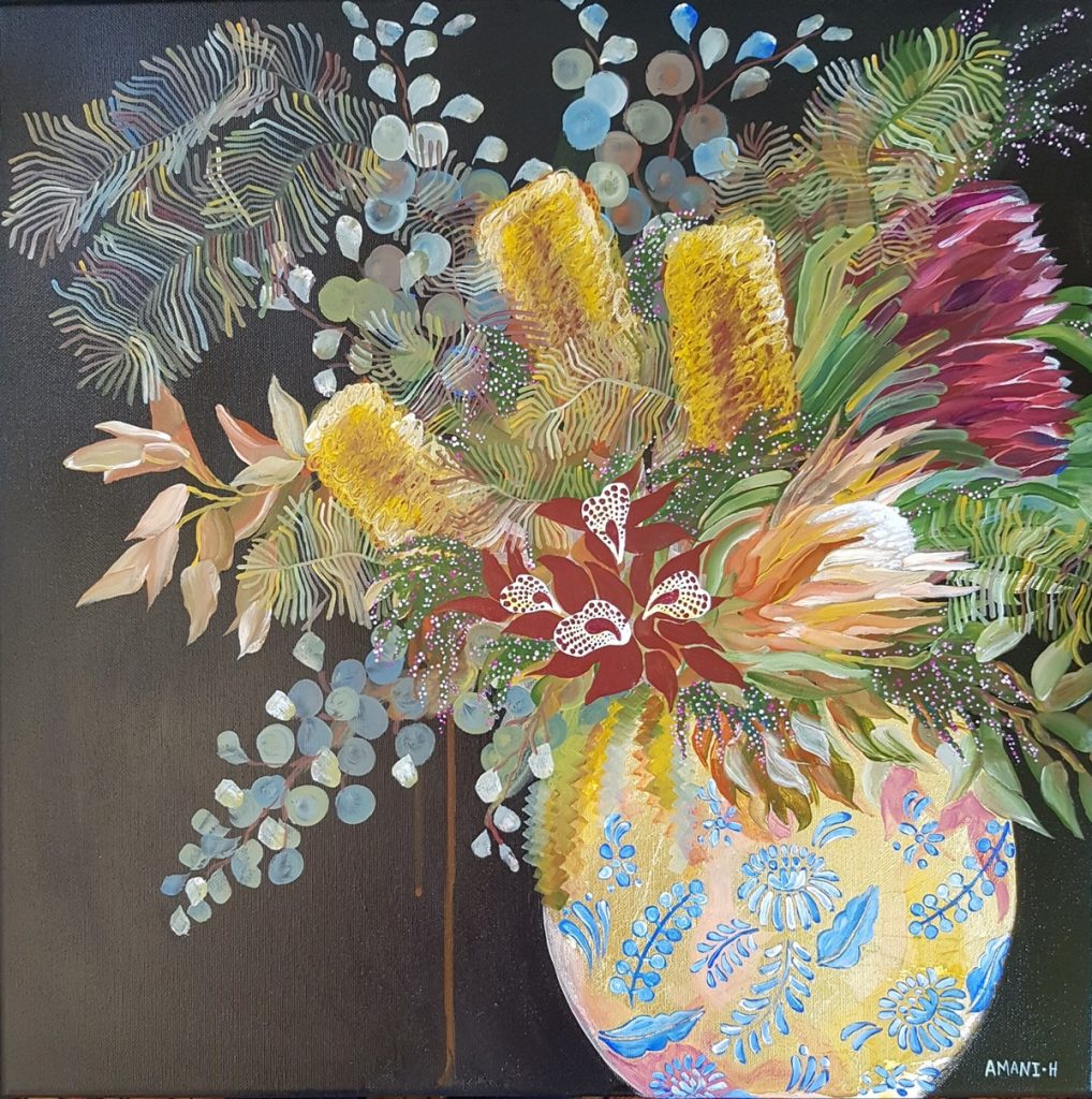 Art Speaks Louder Than Words: Amani Haydar Interview - Bluethumb